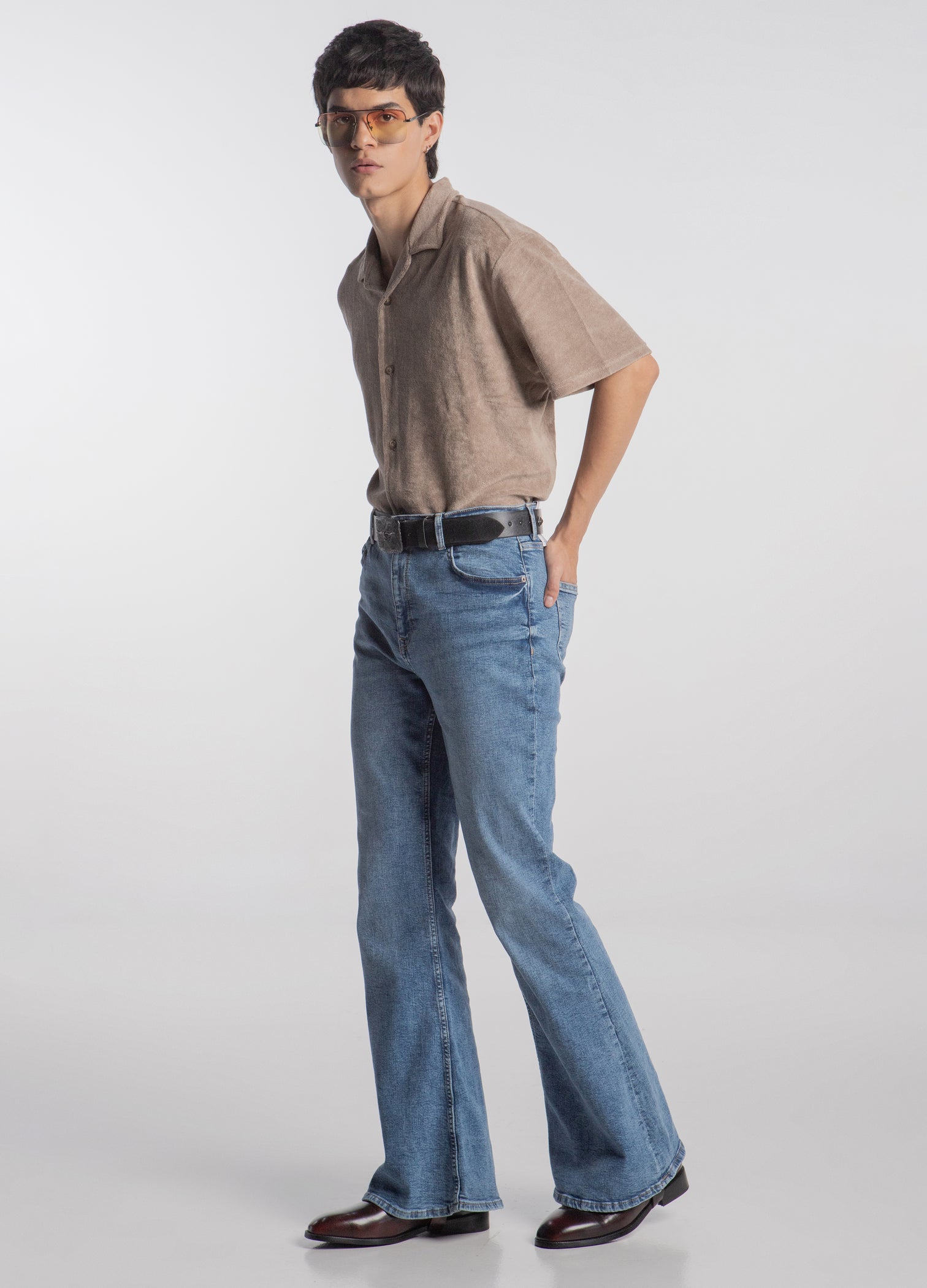 Botas chelsea fabricadas en piel color vino para hombre | Thoro – THORO 650