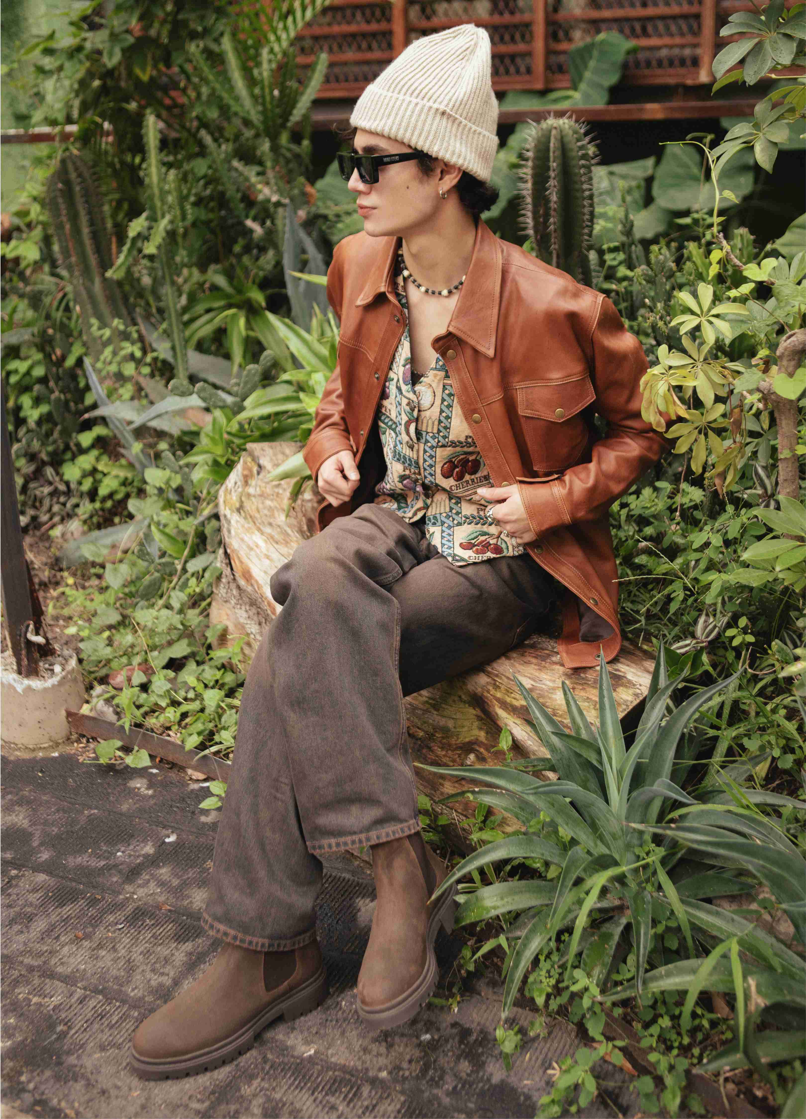 Comprar Camisola De Piel Café Para Hombre | Thoro – THORO 650